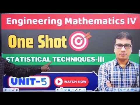 mathematics 4 unit 5 one shot gateway classes - YouTube