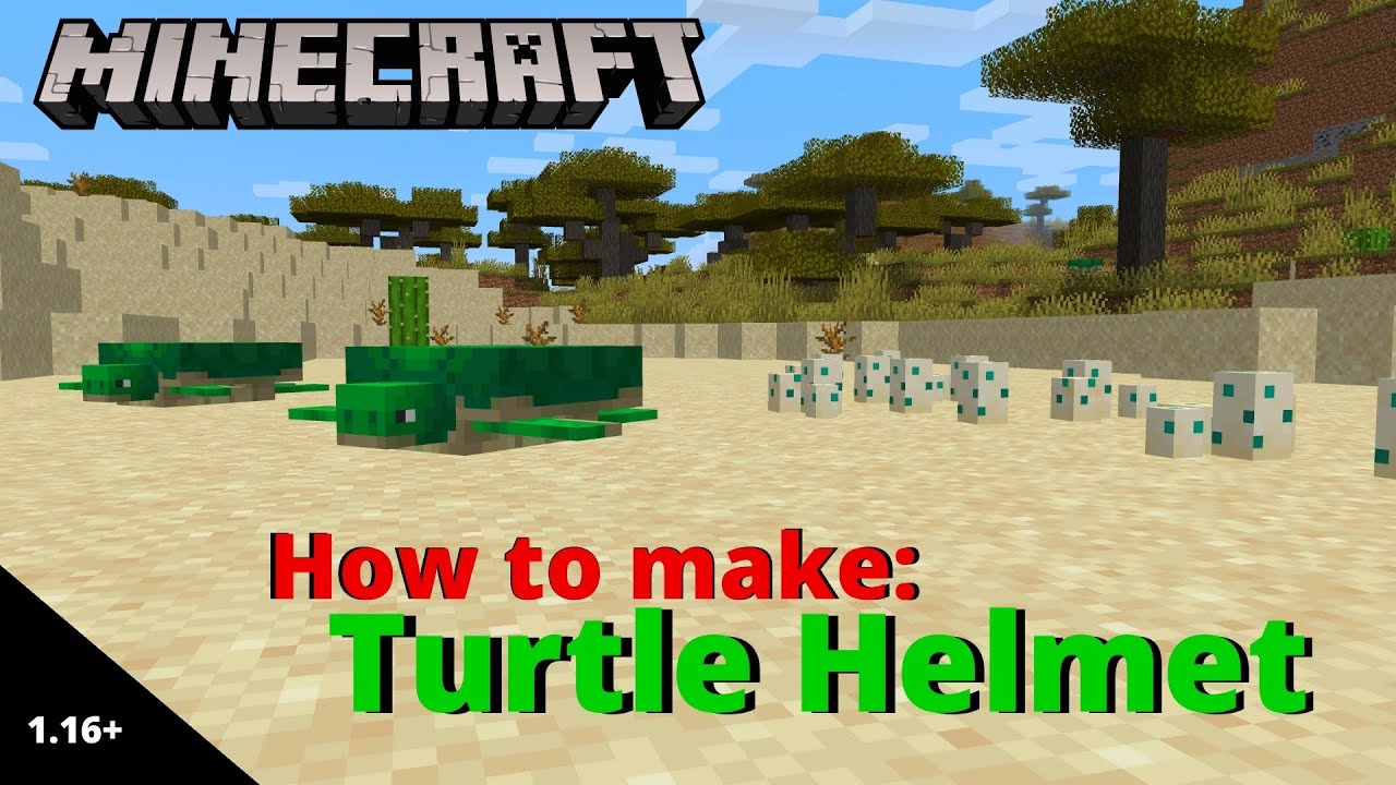 How To Make Turtle Helmets MINECRAFT YouTube How To Make Turtle Helmets MINECRAFT YouTube