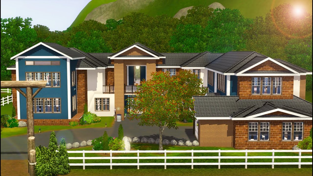 Sims 3 Speed Build - Sunrise Villa - YouTube