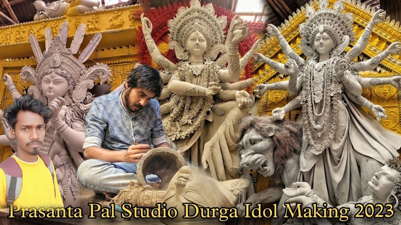 Prasanta Pal Studio 2023 ||kalyani iti more durga puja 2023 - YouTube