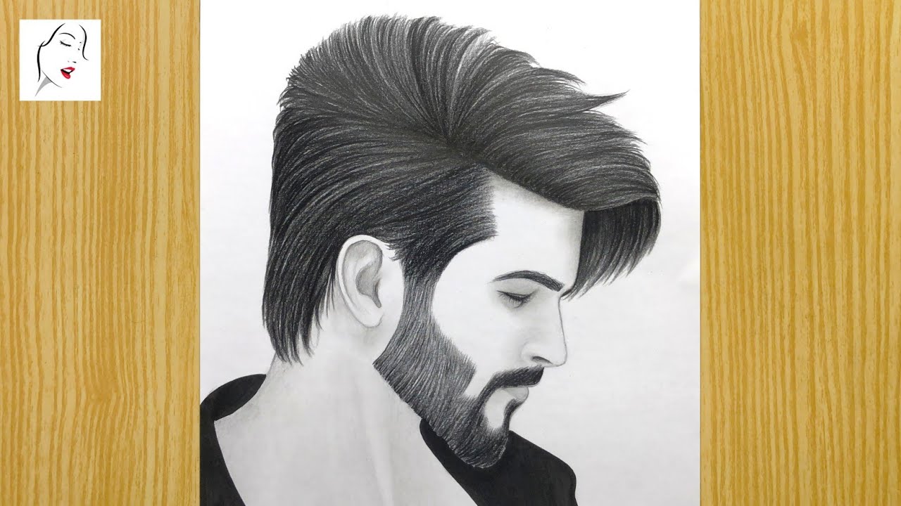 How to draw a boy easy | Beautiful Boy pencil sketch drawing | लड़का ...