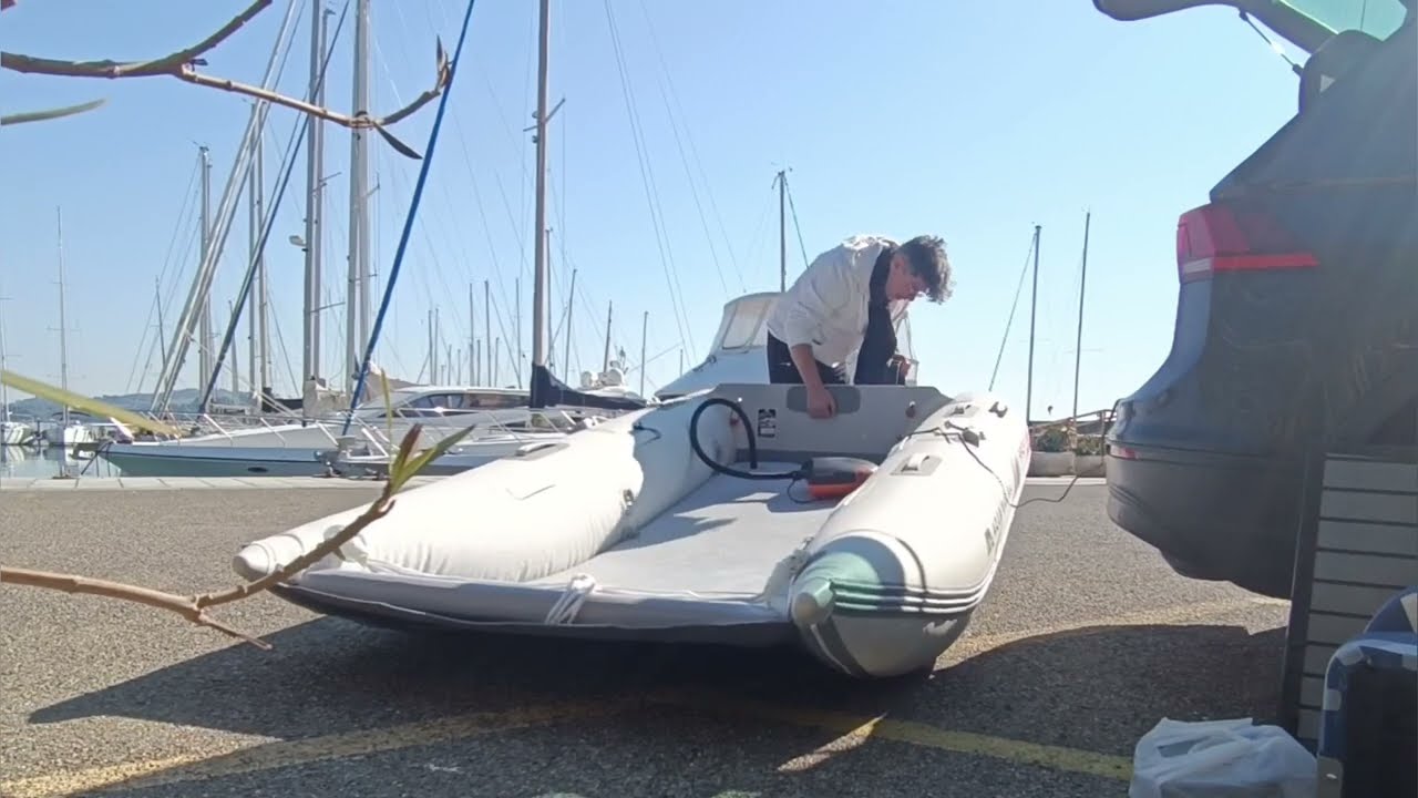 Aircat 335 Acquamarina - Preparativi e Test in Mare - YouTube