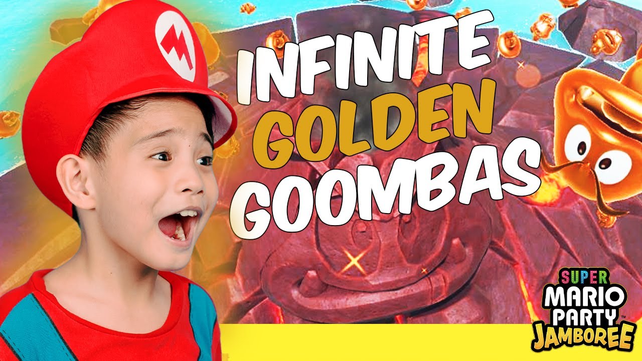 IT'S RAINING GOLDEN GOOMBAS! 4 Player Gameplay - YouTube