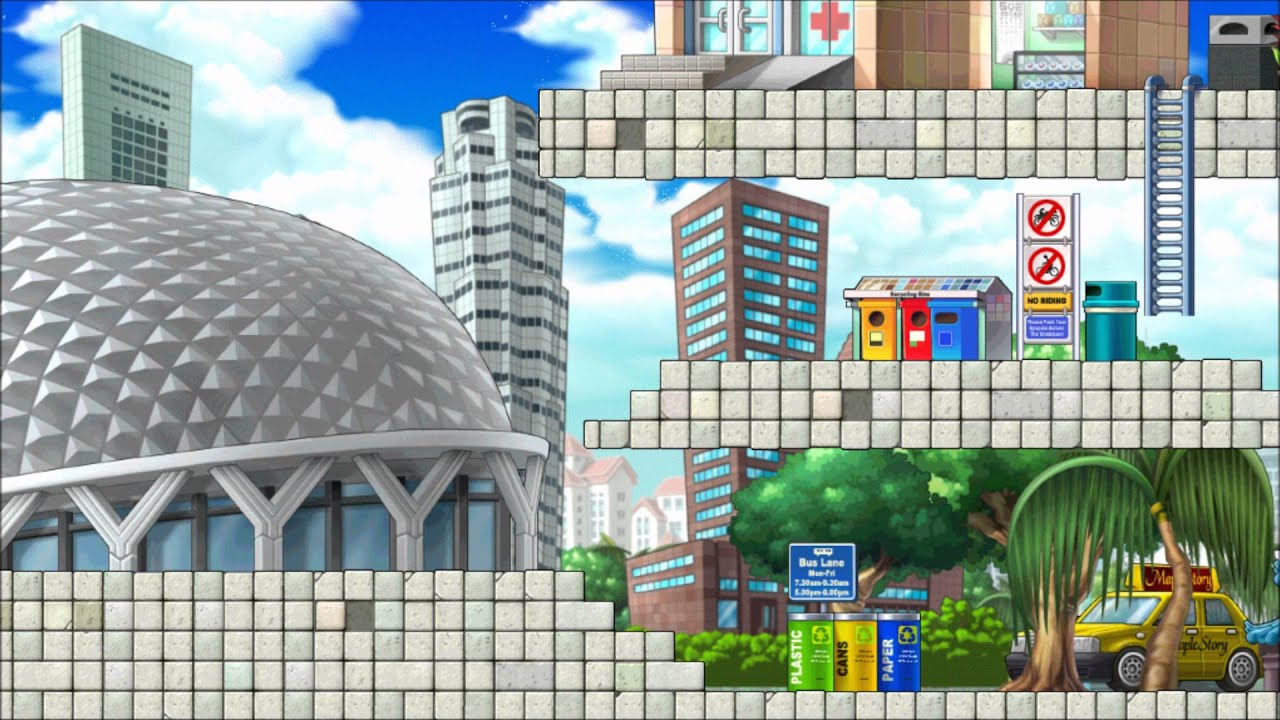 [MapleStory BGM] Singapore: CBD Town - YouTube