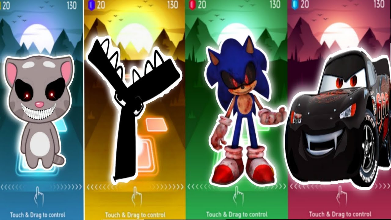 Exe Team Talking Tom Sonic Alphabet lore McQueen coffin dance - YouTube