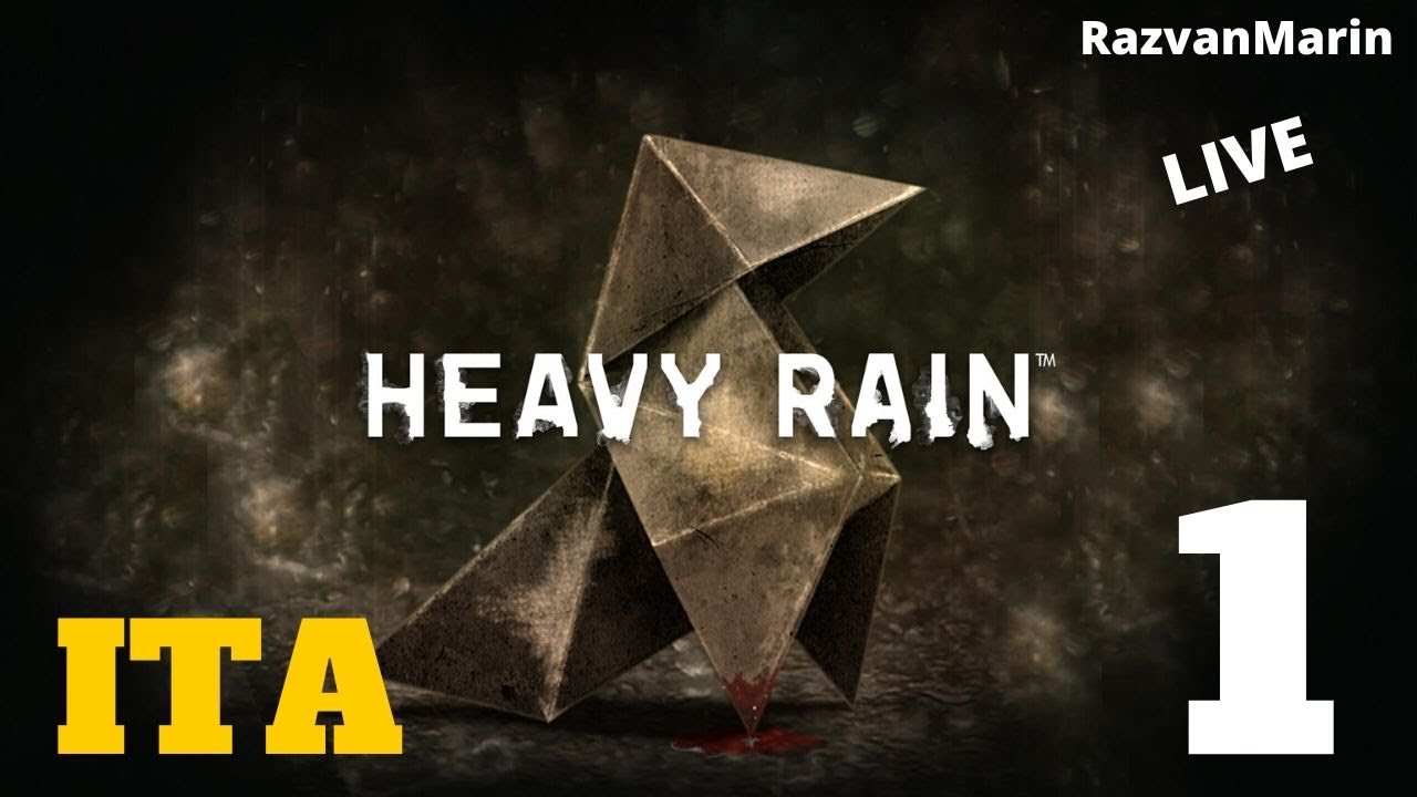 Heavy Rain.Gameplay ITA Ep1 Walkthrough (No Commentary) 4K 60fps - YouTube