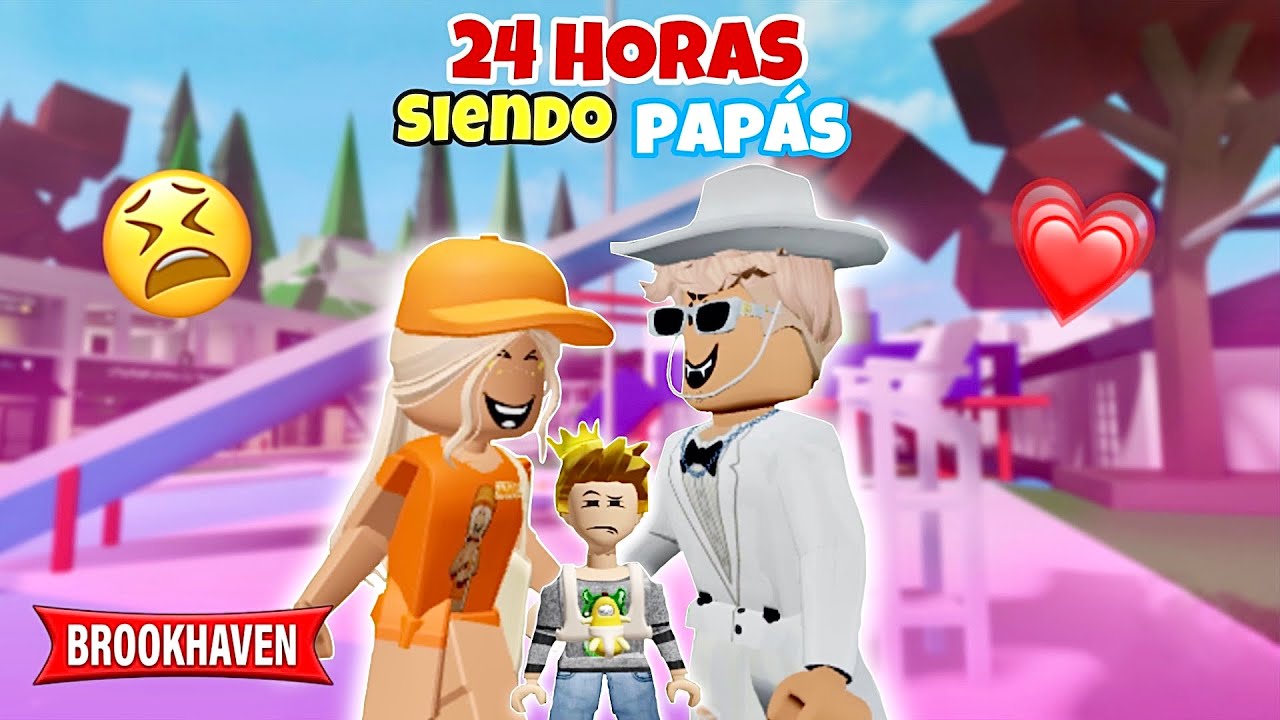 24 HORAS SIENDO PAPAS 🤯 DE TERNURE CON SHARBLOX 🔥 Roblox - YouTube