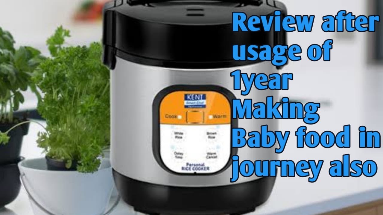 KENT Single person rice cooker review - YouTube