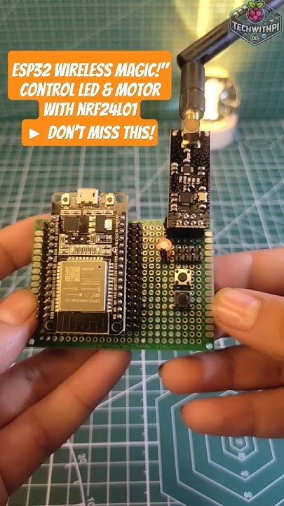 ESP32 + NRF24L01 Wireless Control in Action! #ESP32 #Arduino #NRF24L01 #WirelessControl # ...