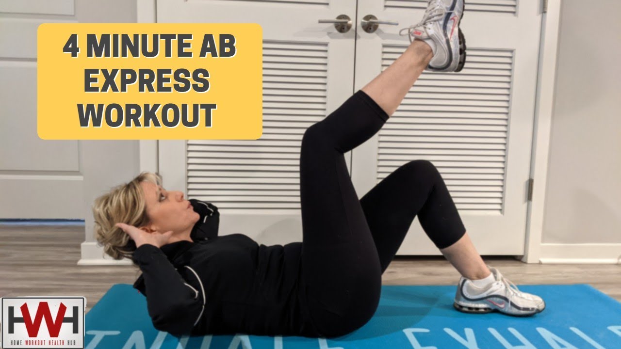 4 Minute Ab Express Workout w/Stretch - YouTube