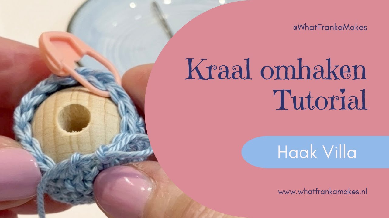 DIY - Houten kraal omhaken - Tutorial van WhatFrankaMakes Haak Villa ...