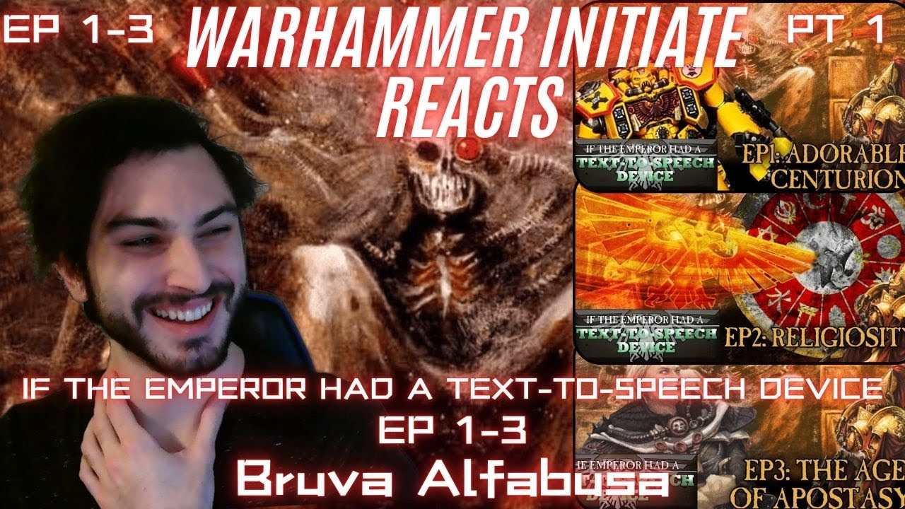 "THE EMPEROR HATED THAT"-If the Emperor had a Text-to-Speech Device-WARHAMMER INITIATE REACTS ...