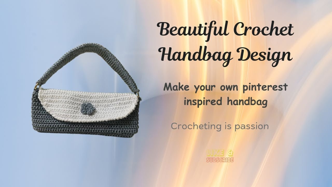 Beautiful Crochet Handbag Design| Make Your Own Pinterest Inspired Bag ...