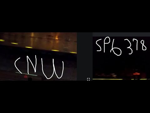 SP 6378, and a UP empty coal train! - YouTube