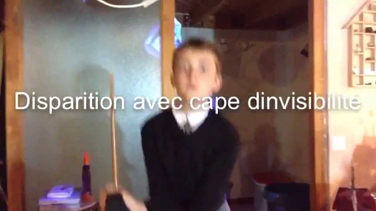 Cape d invisibilité Harry Potter - YouTube