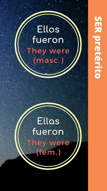 Como pronunciar el verbo Ser Pretérito conjugation to Be Past Tense # ...