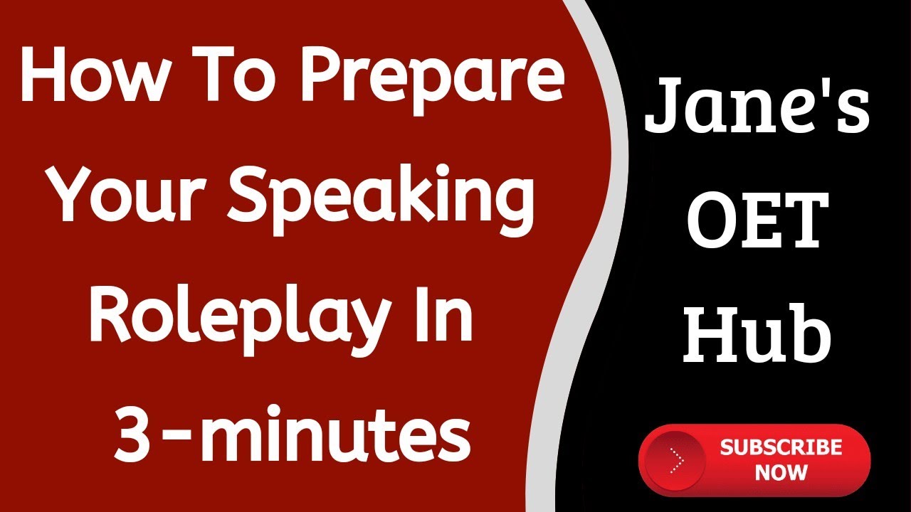 How To Prepare Your Role play Card During The Preparation Time - YouTube