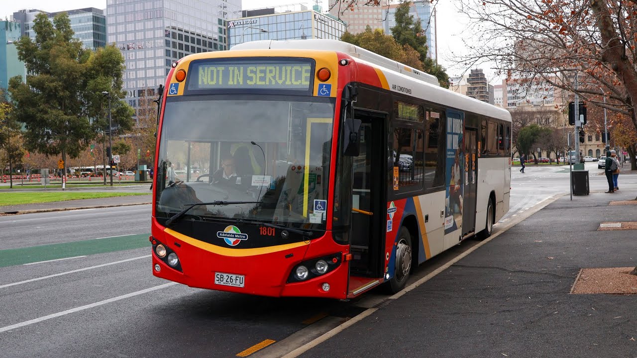 Torrens Transit Bus 1801 Scania N280UB, Custom Coaches "CB80" - YouTube