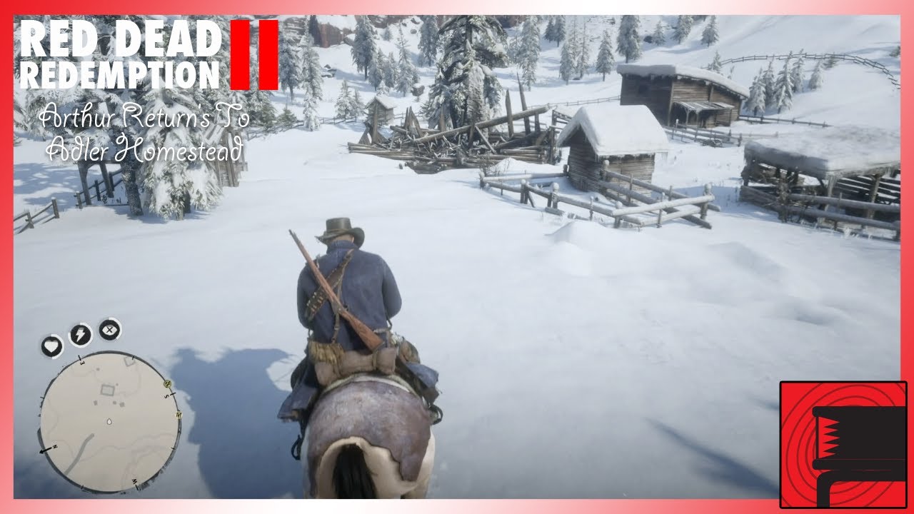 Red Dead Redemption 2: Arthur Returns To Adler Ranch - YouTube