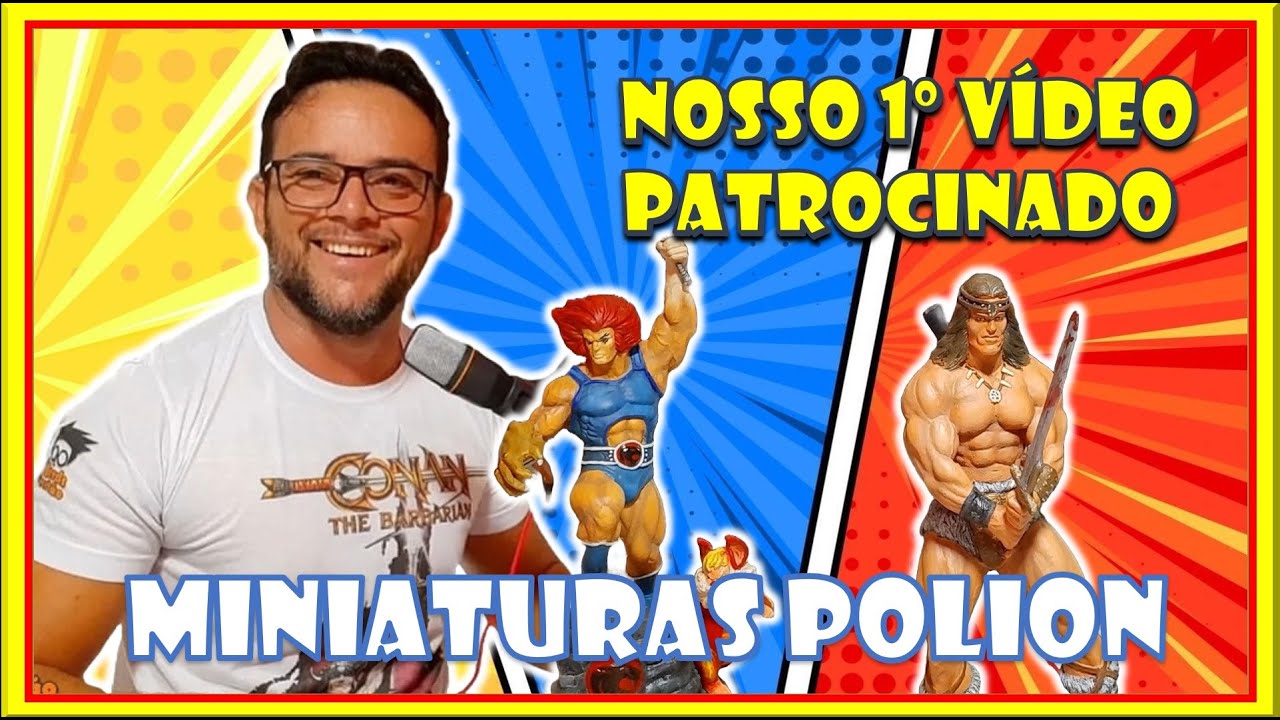 NOSSO 1º VÍDEO PATROCINADO ESTATUAS POLION #colecionaveis #miniaturas # ...