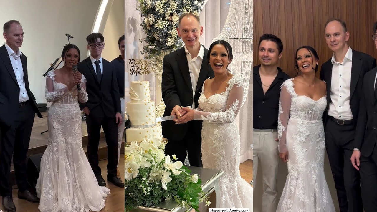 Meriah Wedding Anniversary 30 Tahun Azah Aziz dan Suami..Ramai Artis ...