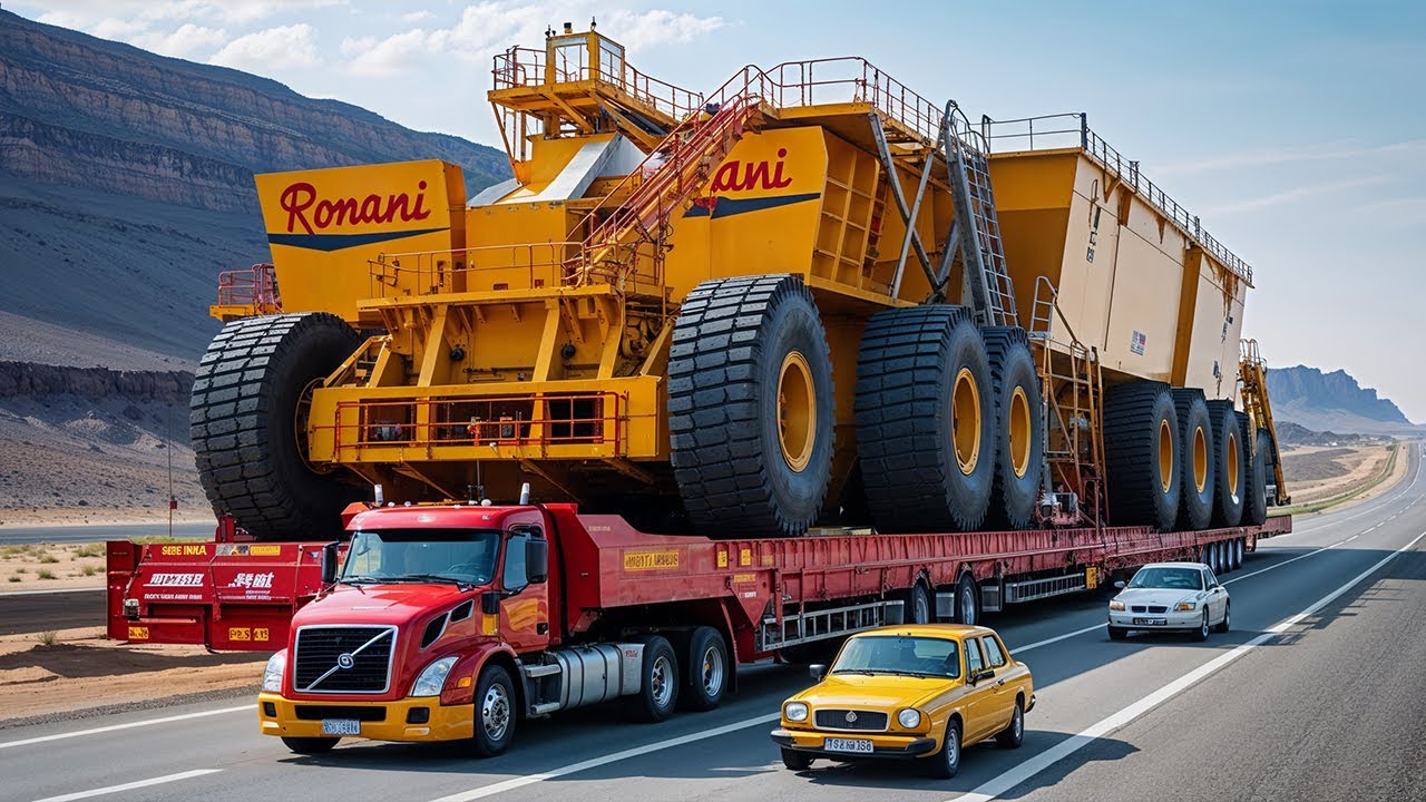 Extreme Dangerous Transport Skill Operations Oversize Truck | Biggest ...