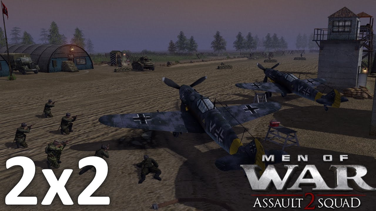 Ночной 2х2 в Men of War Assault Squad 2 | В Тылу Врага Штурм 2 - YouTube