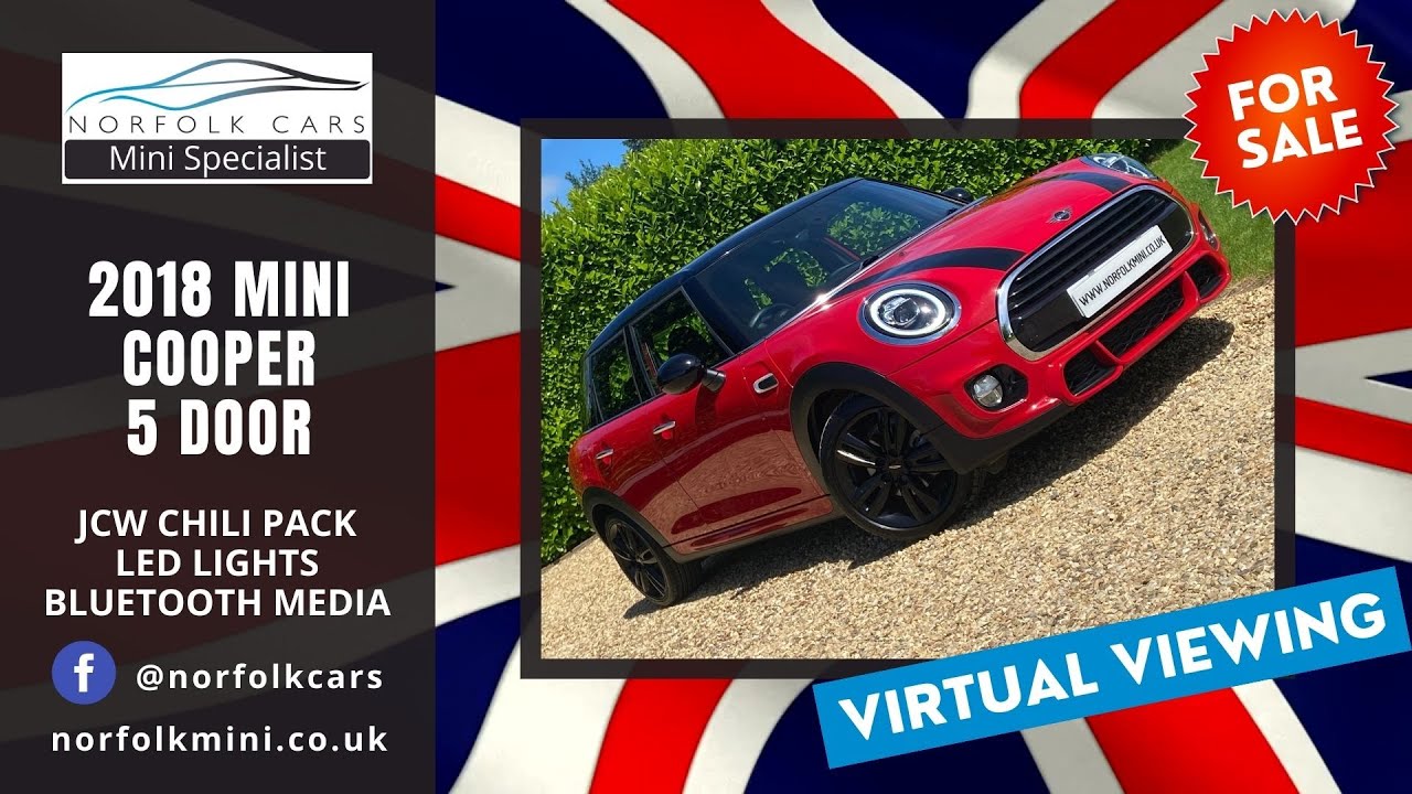 2018 Mini Cooper Sport 5 Door Red - YouTube