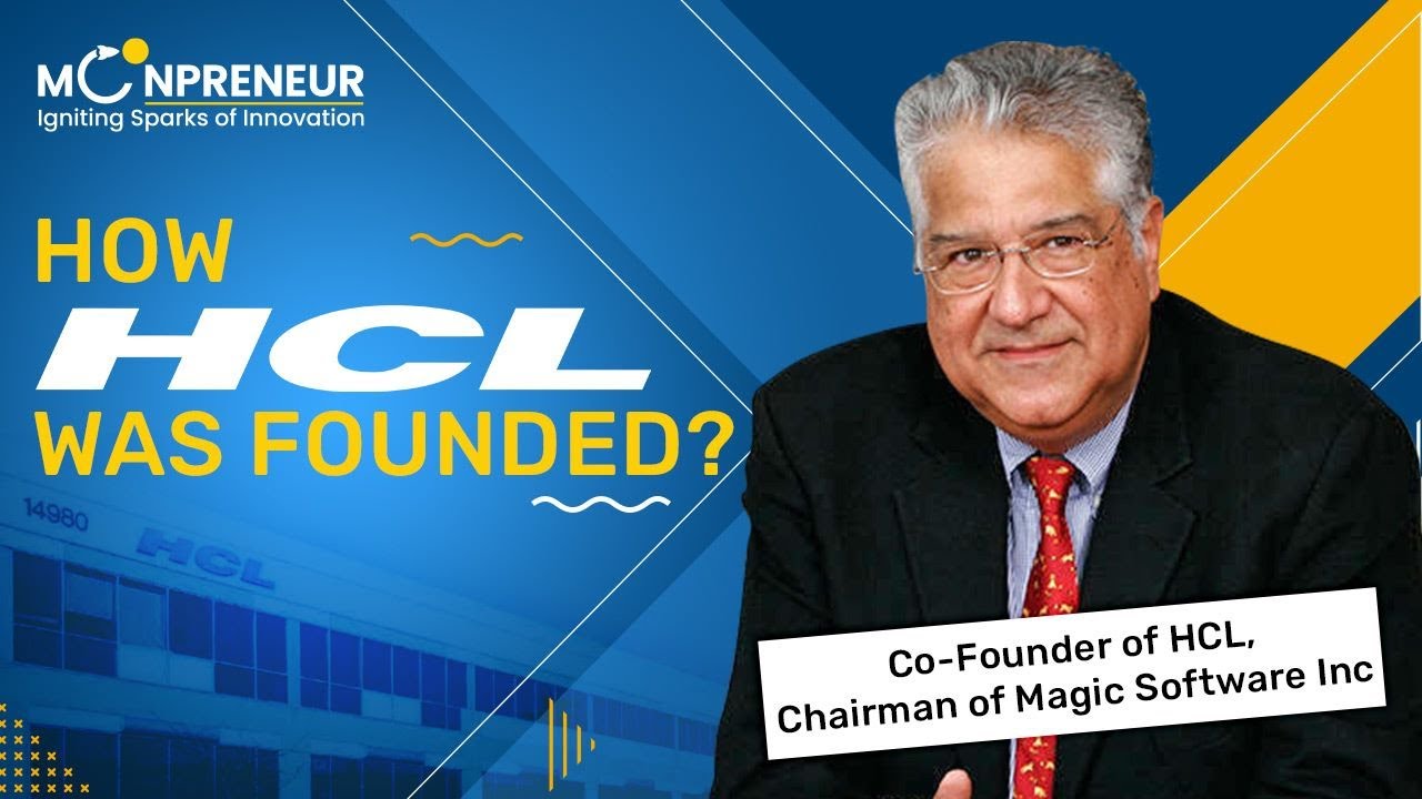 Arjun Malhotra Narrates His Journey Of Building HCL | Moonpreneur - YouTube
