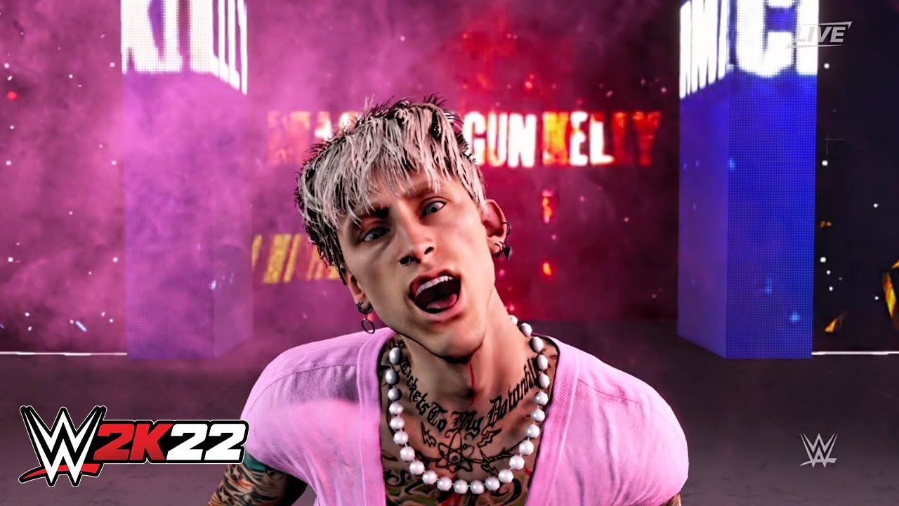 MGK WWE 2K22 ENTRANCE - YouTube
