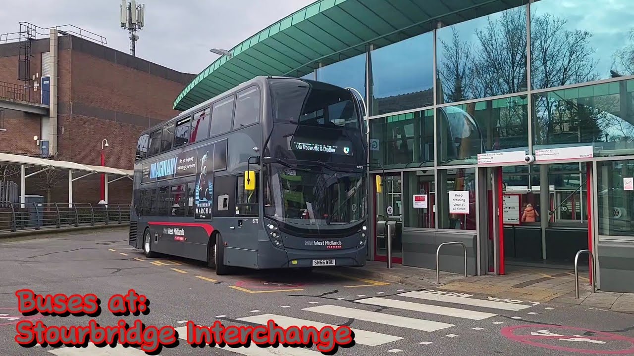 Buses at: Stourbridge Interchange, 09/03/2024 (ft. @A4Funcool2022 ...