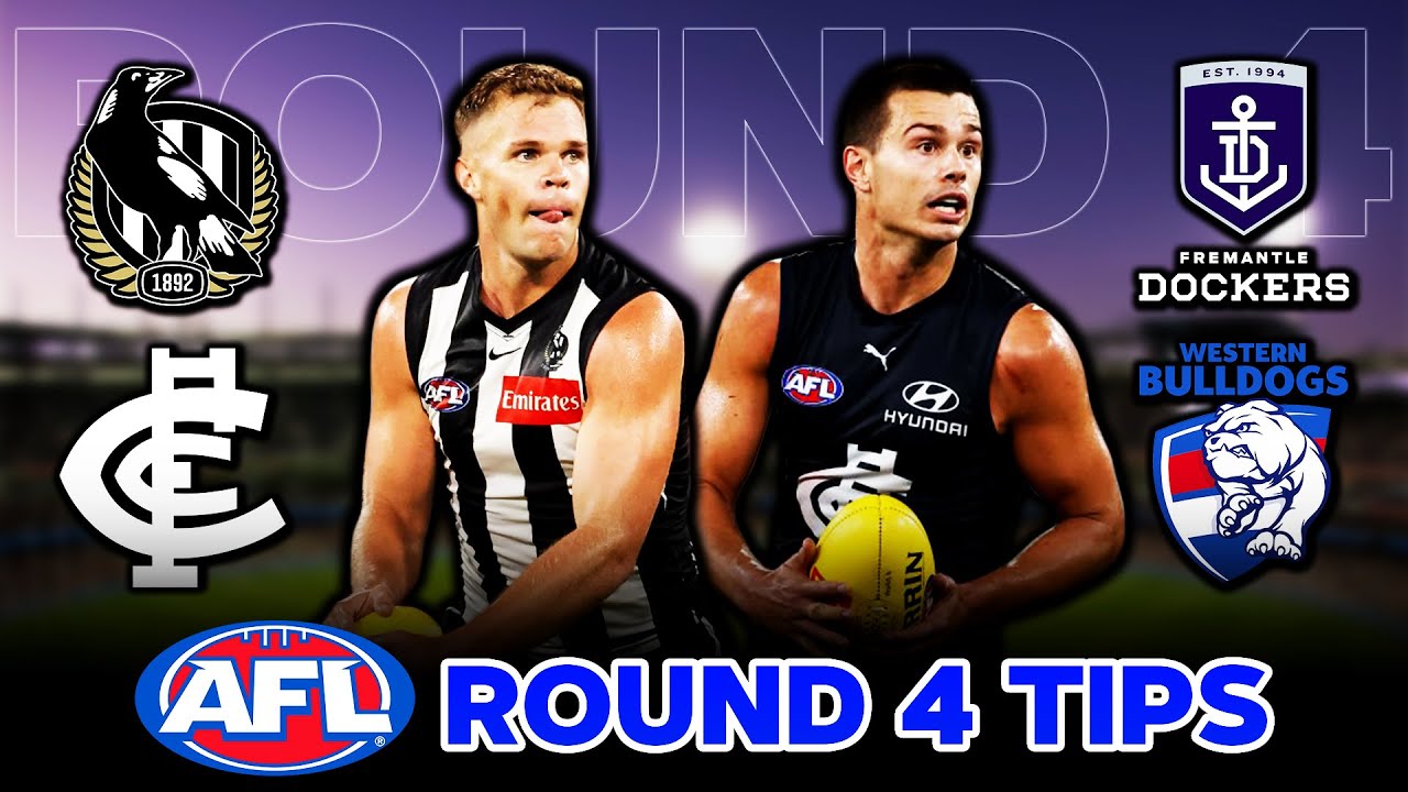 AFL Round 4 Tips - YouTube