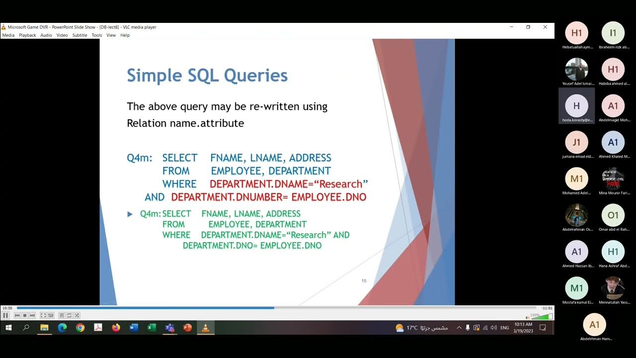 Database Systems : Lecture (6) - YouTube