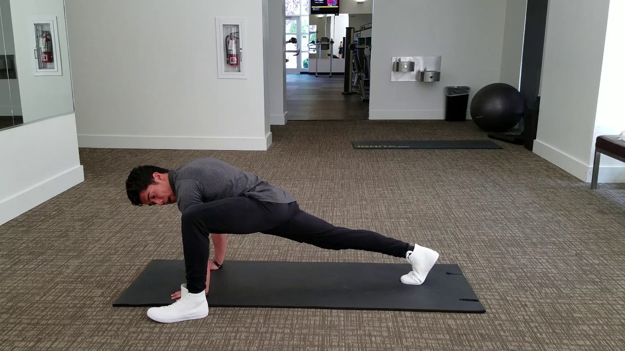 Dynamic Groin Stretch - YouTube