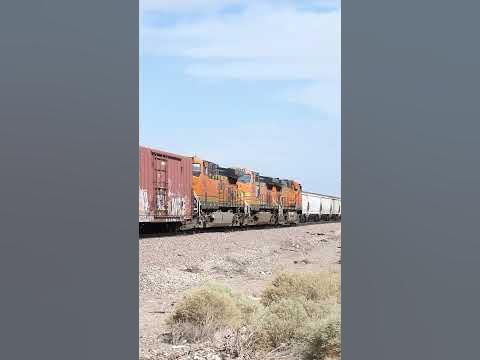 BNSF 5094 EB MANIFEST TRAIN MP 733 NEEDLES SUB 9-11-2023 #railway #railfan #train - YouTube