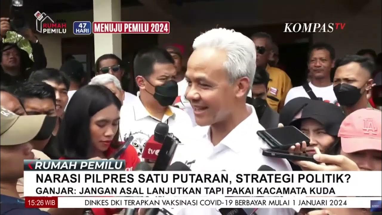 Narasi Pilpres Satu Putaran, Strategi Politik Kah? - YouTube