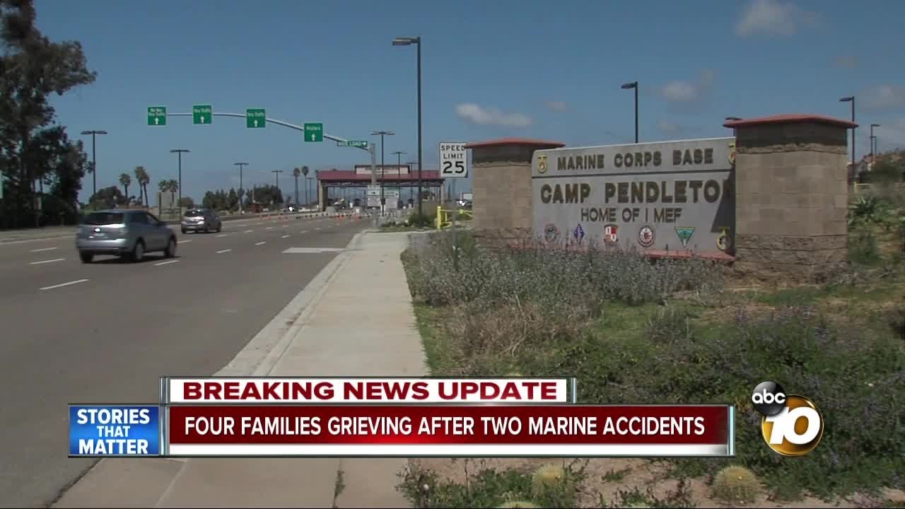 Four families grieving after two Marine accidents - YouTube