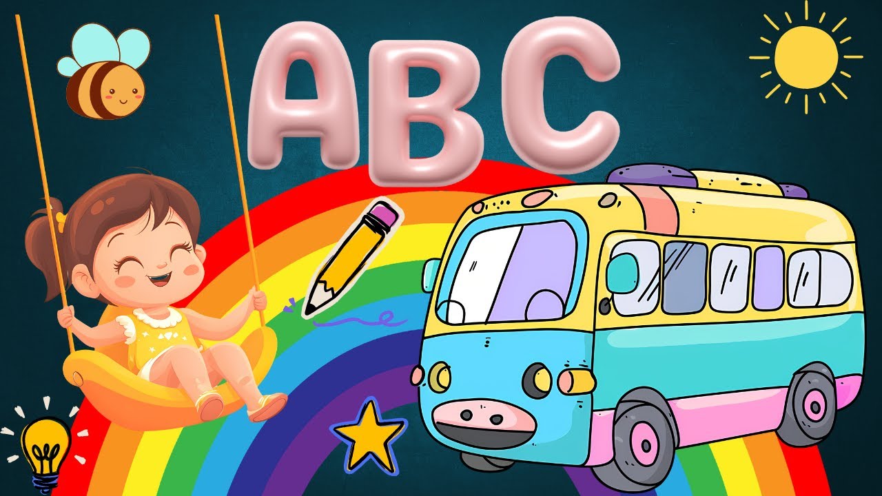LEARN ABCs With Fun Flashcards And Nursery Rhymes For Toddlers - YouTube