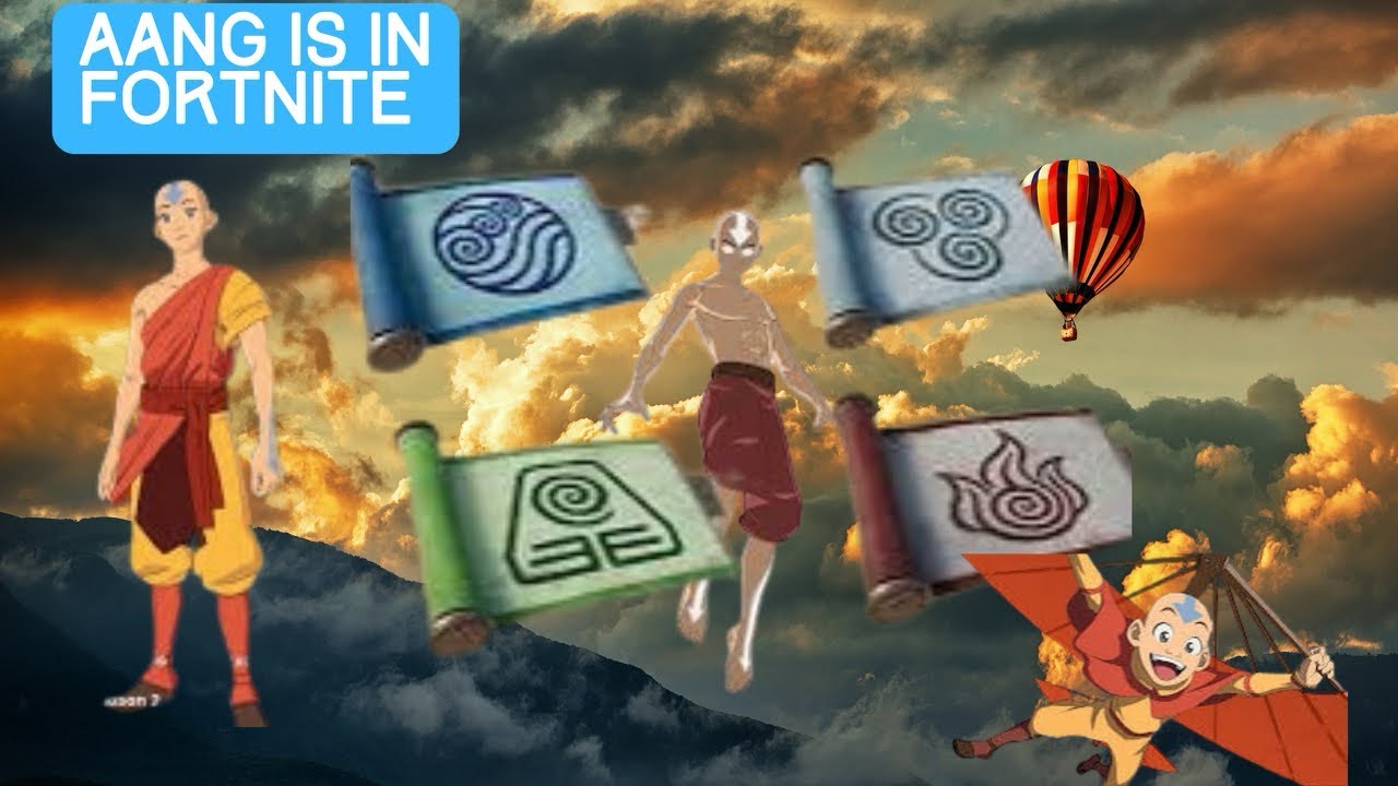 Aang is in Fortnite!!!!!! - YouTube