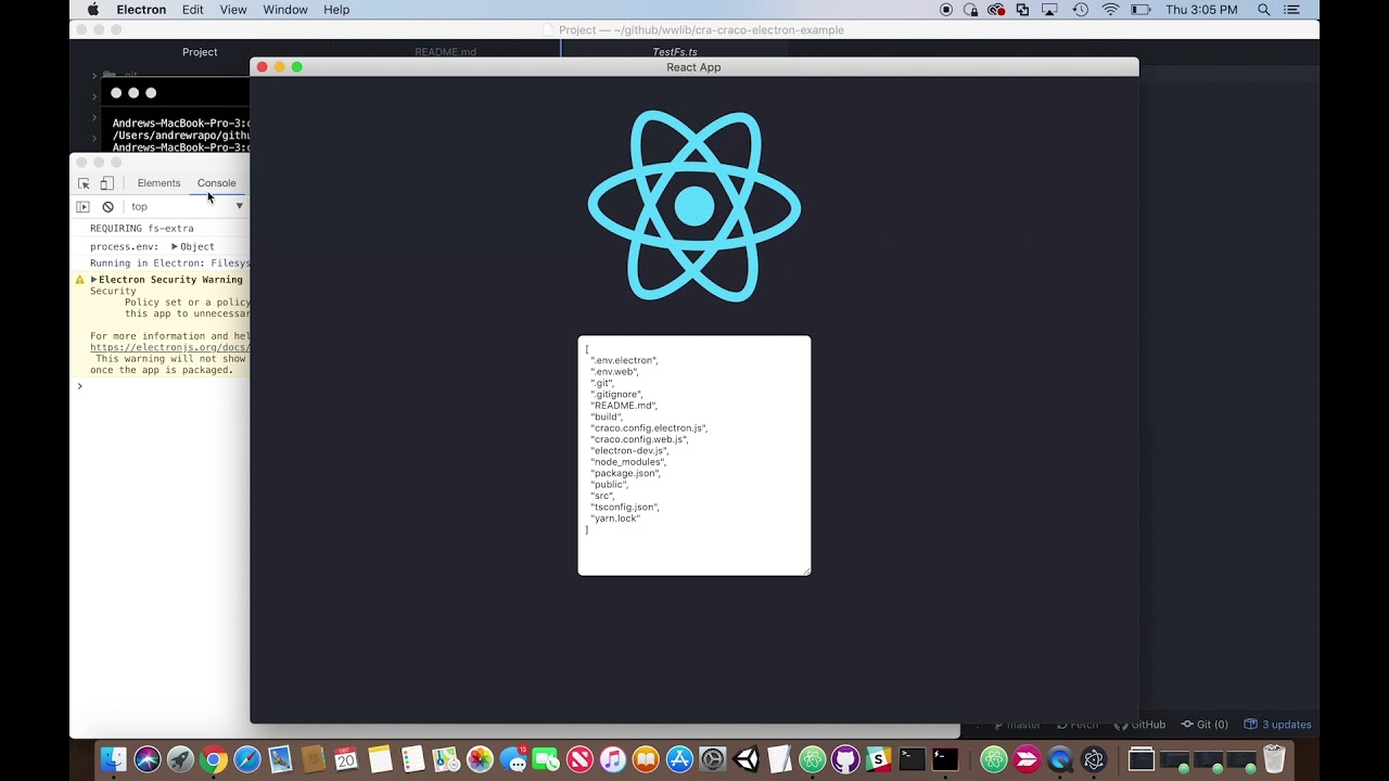 Create React App Craco Typescript Electron Demo Youtube