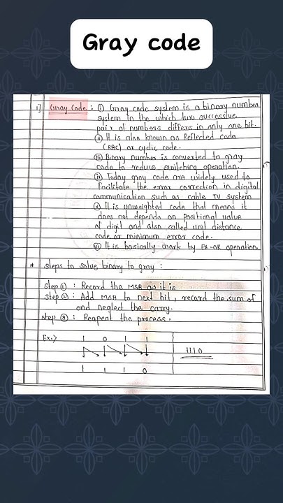 What is gray code 🤔 - YouTube