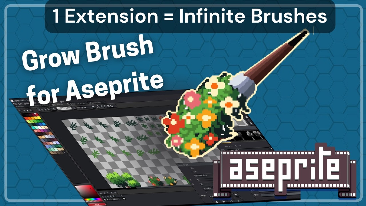 How to Use Grow Brush — The Aseprite Extension That Changes How You ...