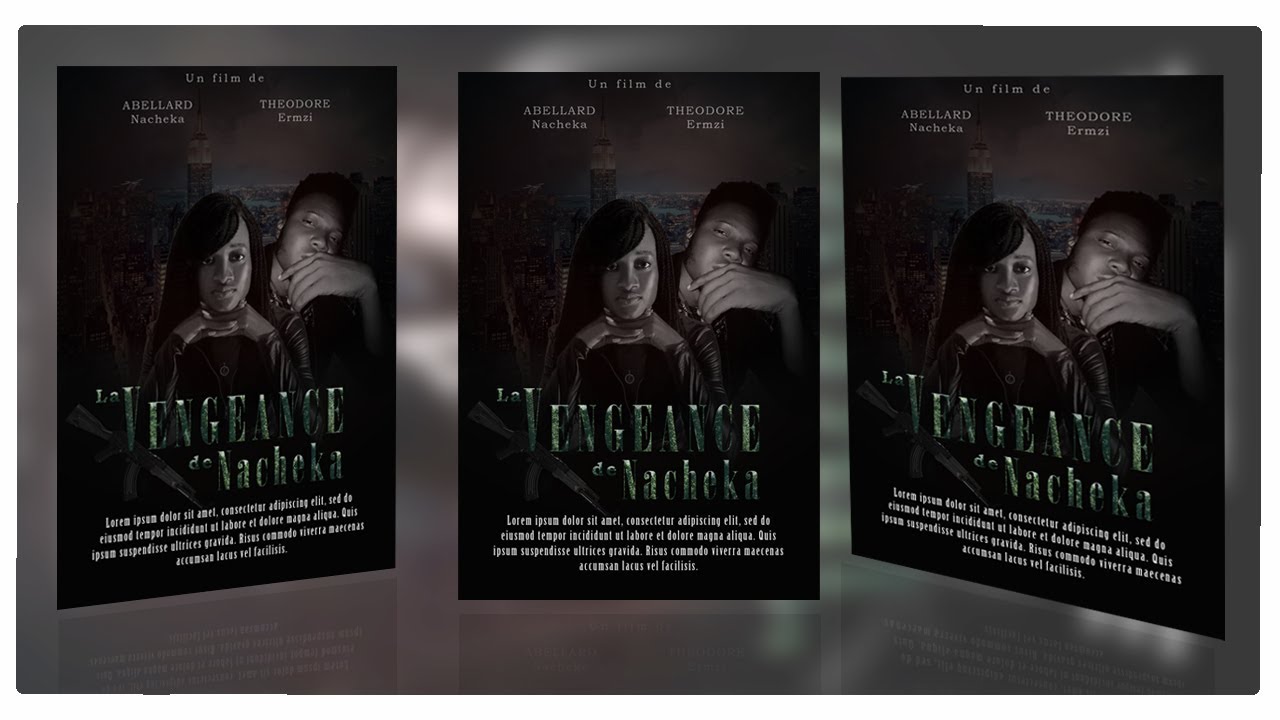 COMMENT CRÉER UNE AFFICHE DE FILM AVEC PHOTOSHOP CC ? KREYE YON AFICH ...