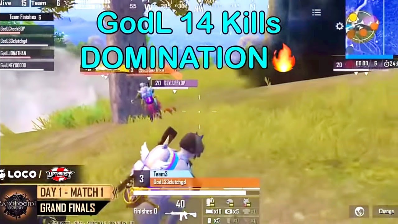 Godl 14 kill domination 🔥 in ranbhumi tournament 1 match (op ...
