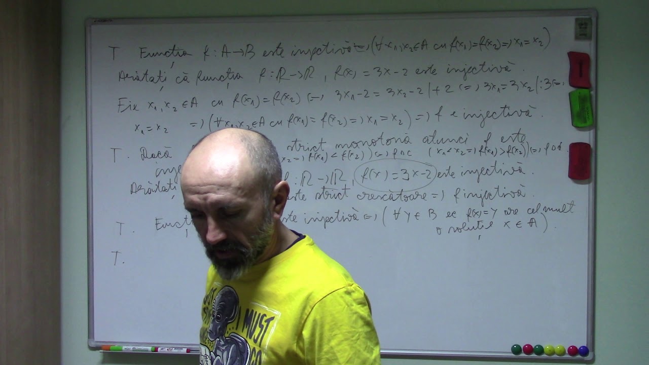 Functii injective clasa a 10-a - YouTube