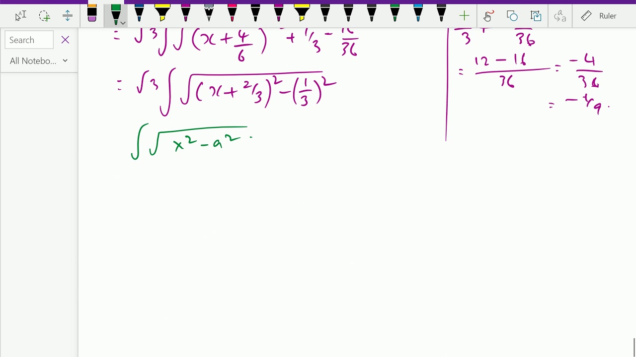 Integration Quadratic Functions Under The Square Root Solving integration-quadratic-functions-under-the-square-root-solving