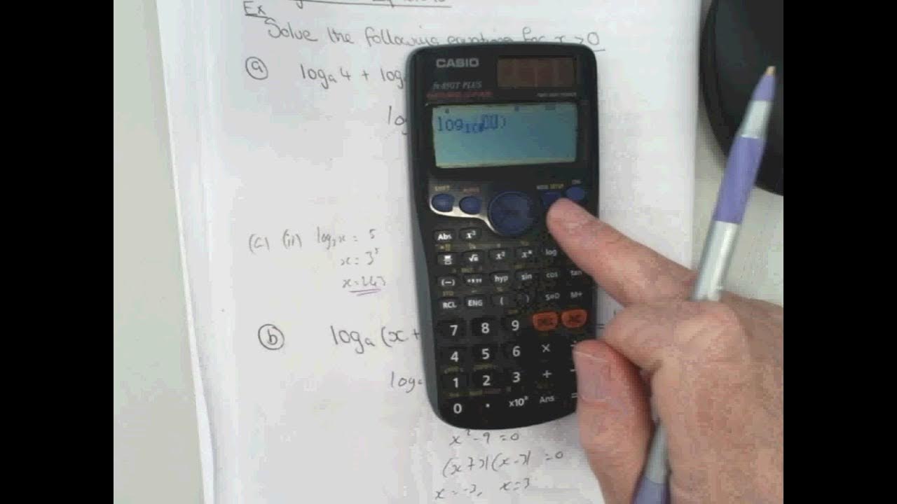 Higher Maths Logarithms and Exponentials Lesson 6 Solving log equations ...
