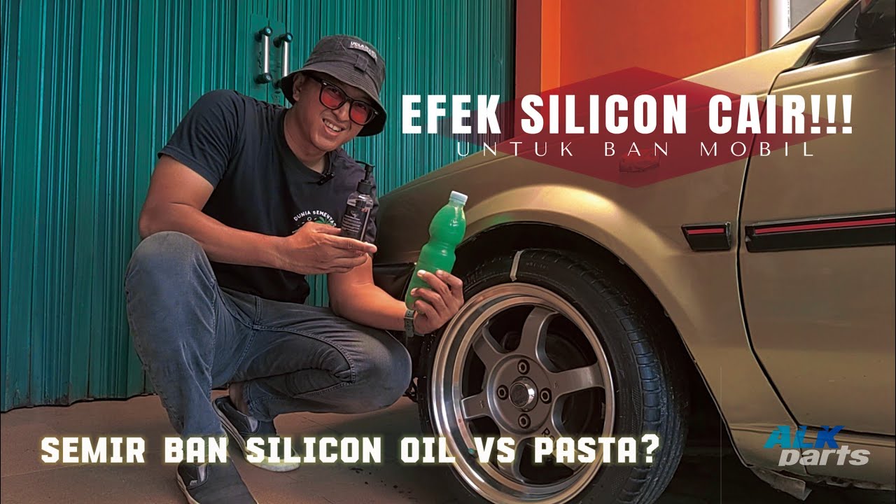 🔴 EFEK SILICON CAIR UNTUK BAN MOBIL DAN MOTOR VS SEMIR BAN PASTA | MANA ...