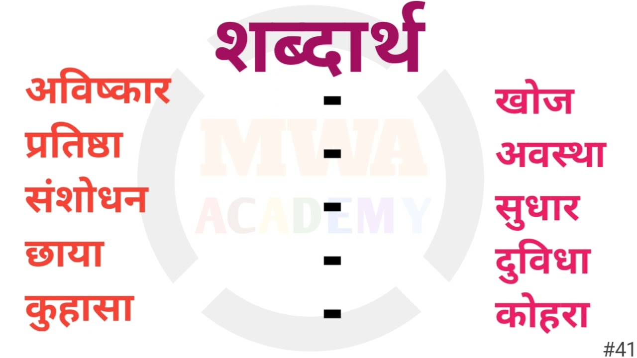 Word Meaning In Hindi Shabdarth Word word-meaning-in-hindi-shabdarth-word