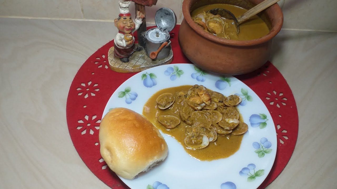 Traditional Tisreo (clam ) curry| Goan curry recipe | how to make clam ...